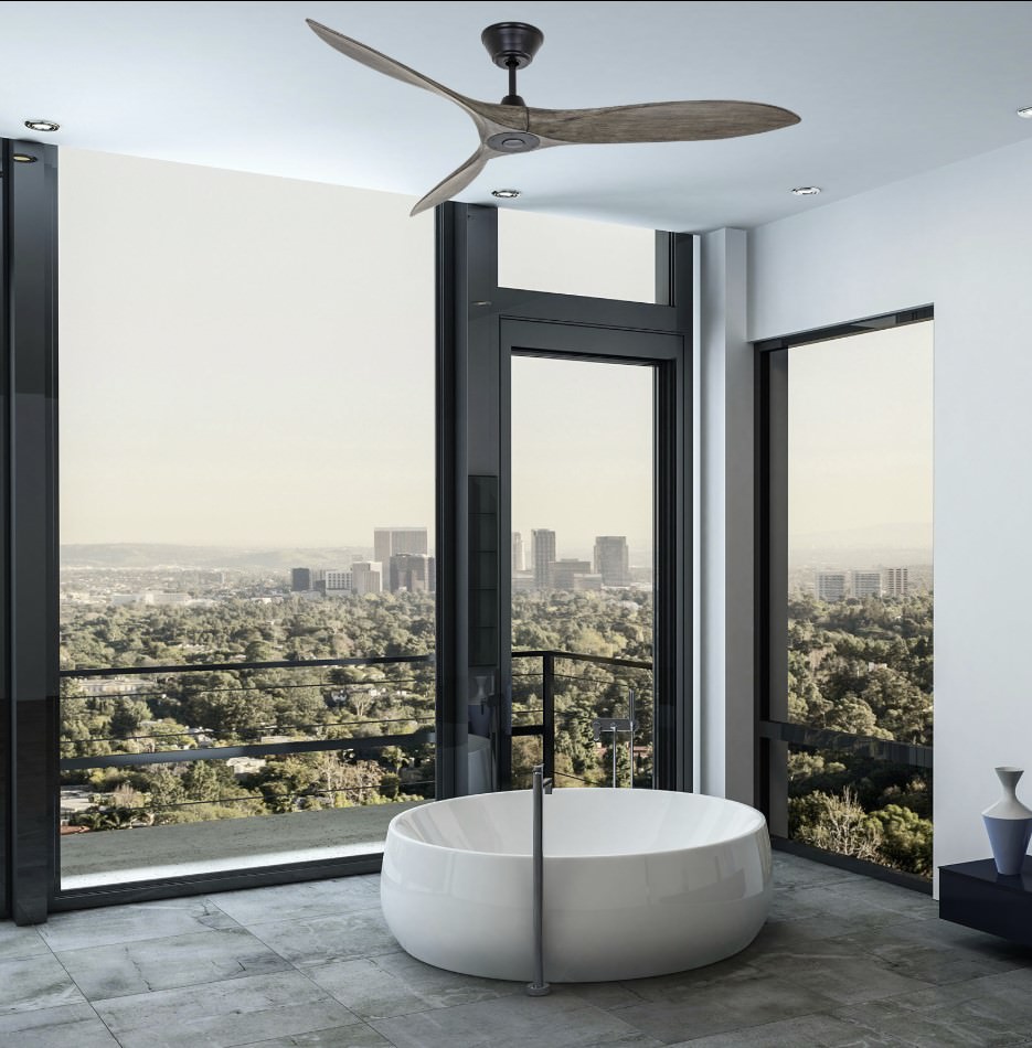 Henley Zephyr DC Designer Ceiling Fan Remote Eco Solid Wood